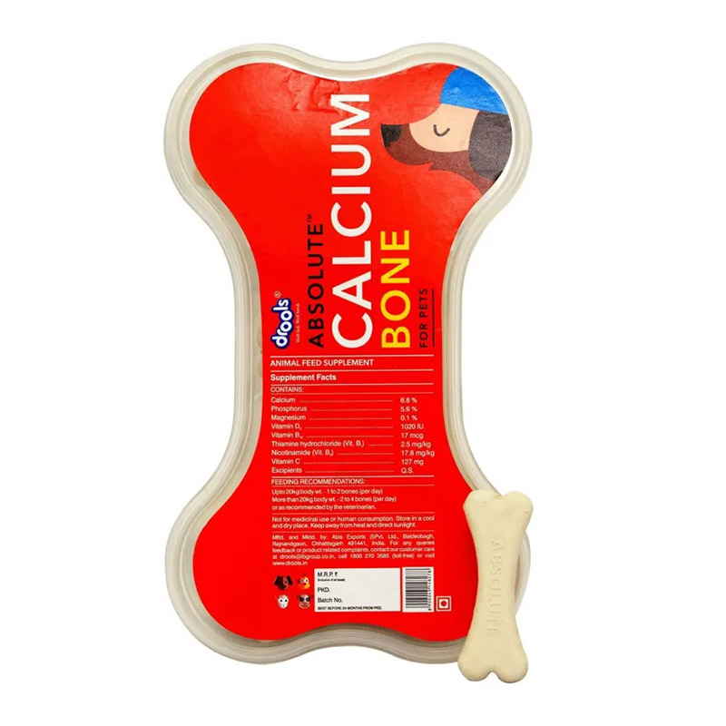 Drools Absolute Calcium Bone - 300g & 600g - Petco BD