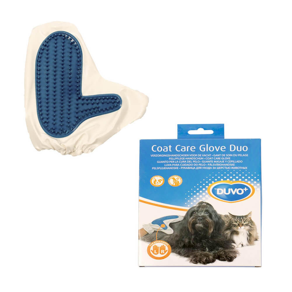 Duvo Plus Coat Care Glove Duo (Both) - Petco BD
