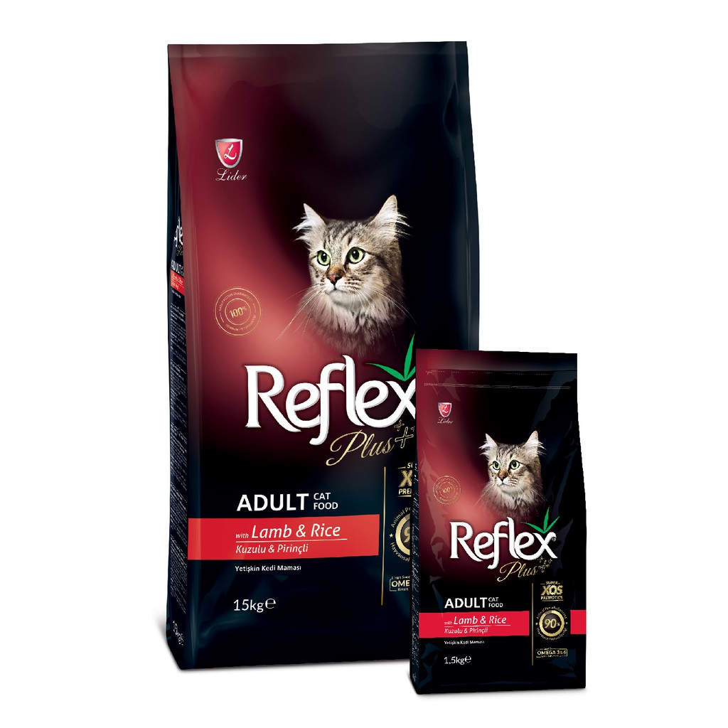 Reflex Plus Lamb & Rice Adult Cat Dry Food 1.5kg - Petco BD