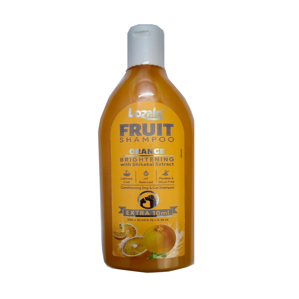 Lozalo Fruit Shampoo Orange Cat & Dog 200ml - Petco BD