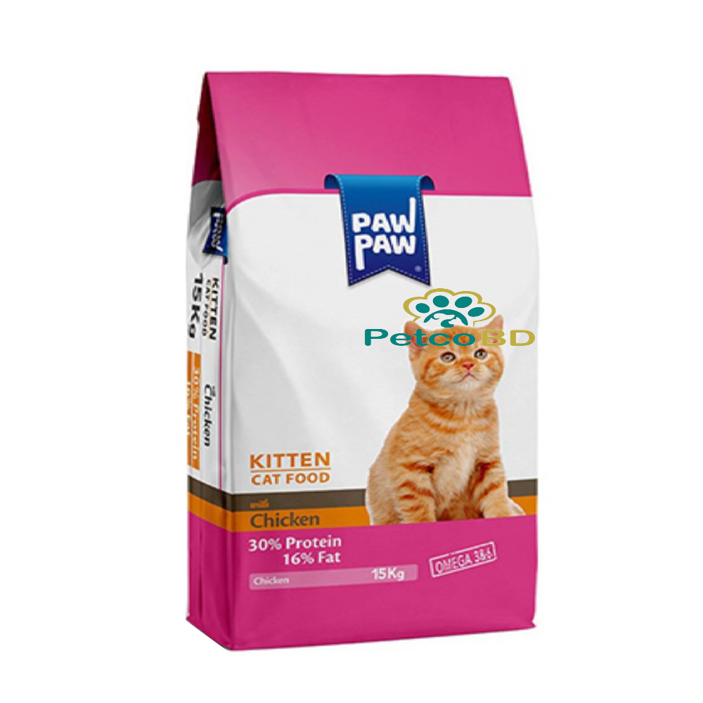 Paw Paw kitten Cat Food chicken 1.5kg - Petco BD