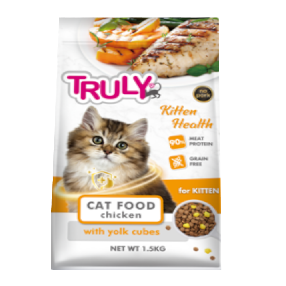 Truly Kitten Healthy Cat Food Chicken 1.5kg - Petco BD
