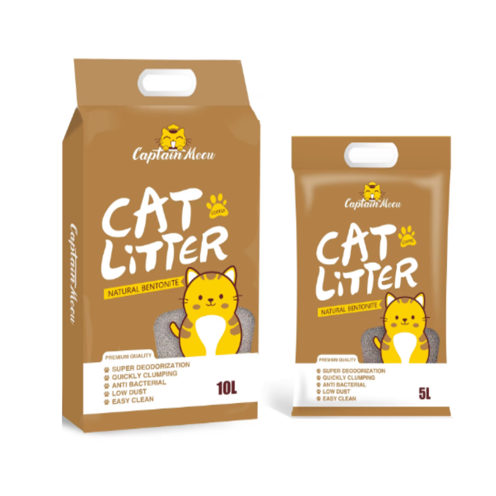 Captain Meow Bentonite Cat Litter Coffee Flavour - Petco BD