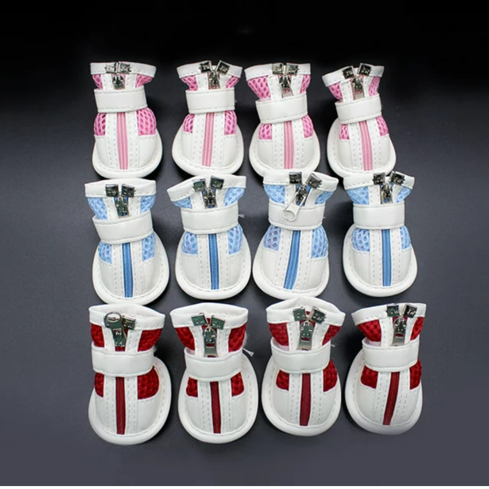 Dog Shoes With Adjustable Straps,Anti-Slip And Prevent Dog Paw Burns ...