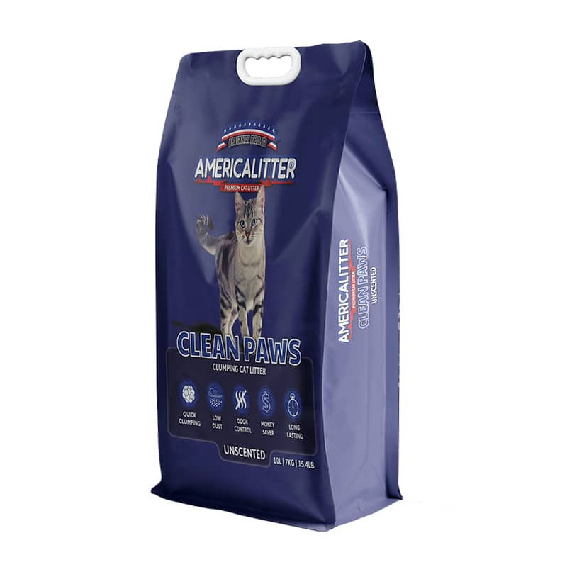 America litter Cat Clean Paws 10L - Petco BD