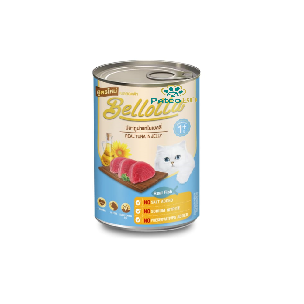 Bellotta Can Real Tuna In Jelly 400g - Petco BD