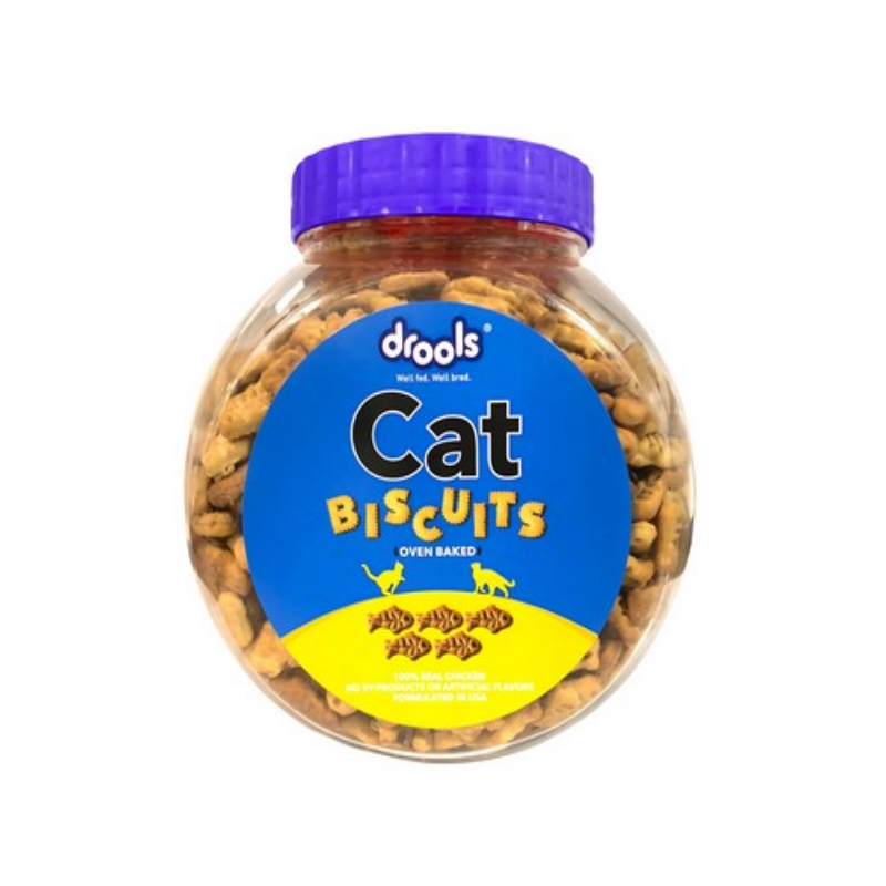 Drools Cat Biscuits oven baked real chicken 400g - Petco BD