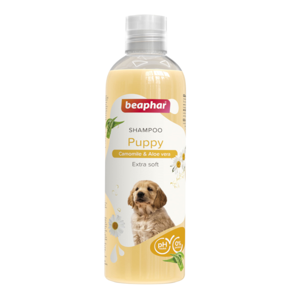 Beaphar Puppy Shampoo Macadamia Oil & Aloe Vera Extra Soft 250ml - Petco BD