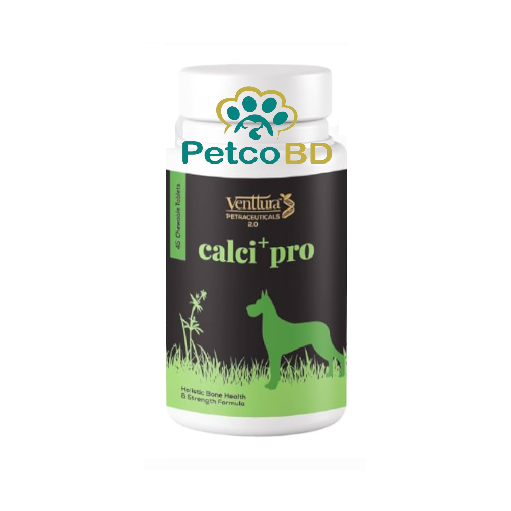 Ventura Petraceuticals Calci + Pro Chewable Tablets For Pets (45 ...