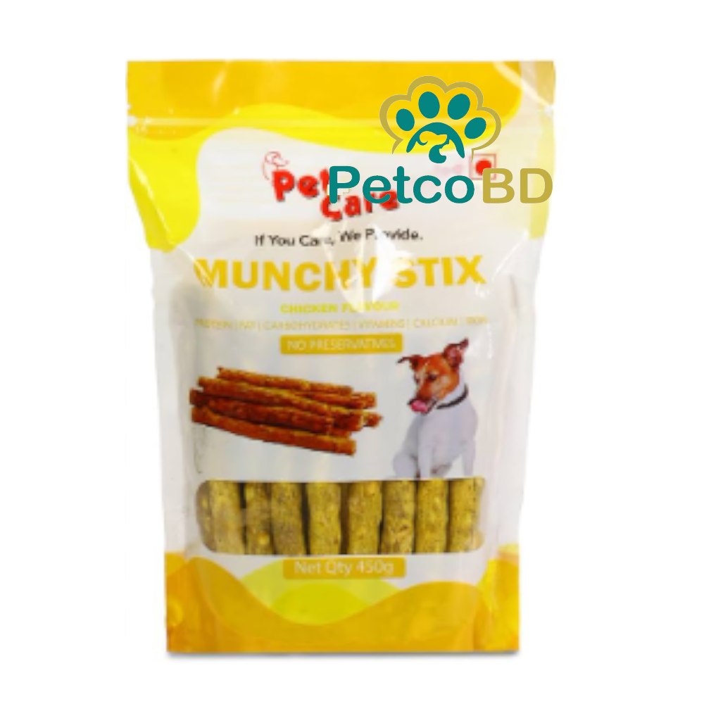 Pet Care Munchy Stick Chicken Flavor 450g - Petco BD