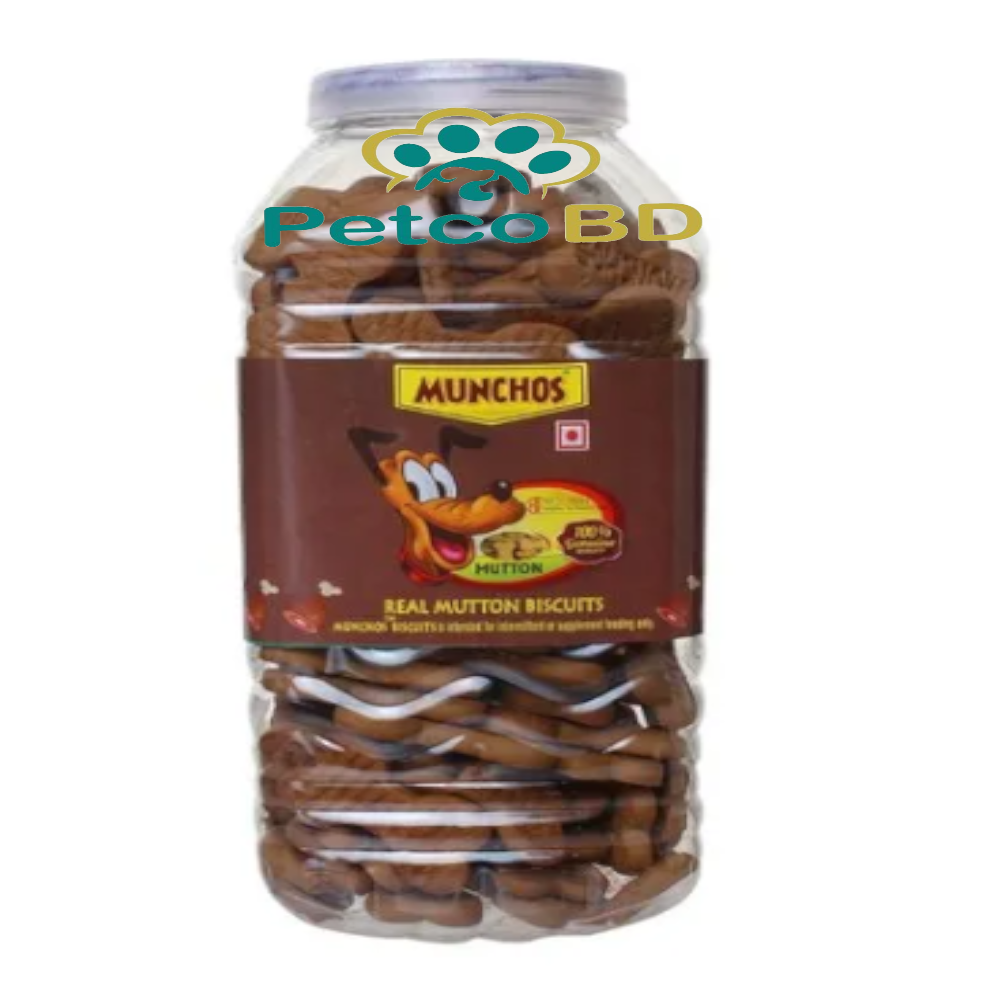 Munchos Real Mutton Flavor Dog Biscuits 500g - Petco BD