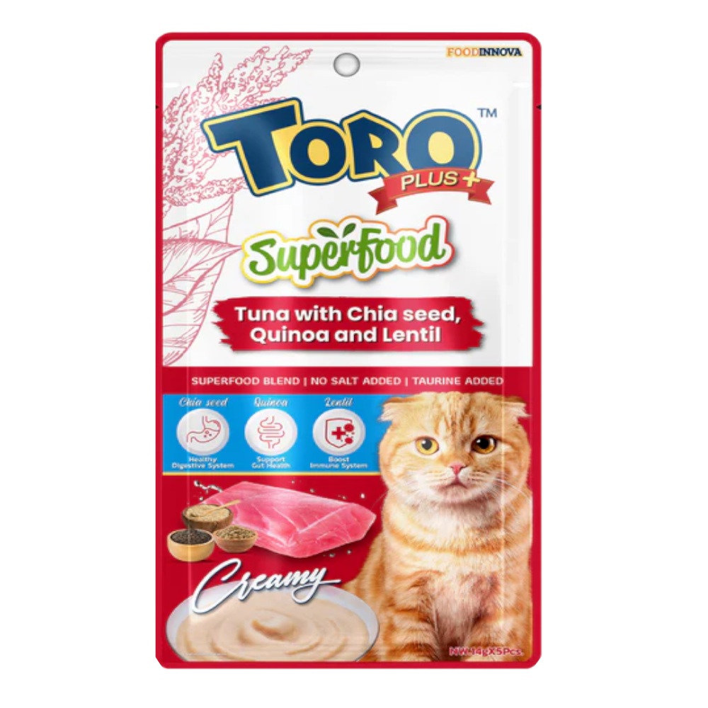 Toro Plus Superfood Tuna With Chia Seed , Quinoa & lentil(14gx5pcs ...