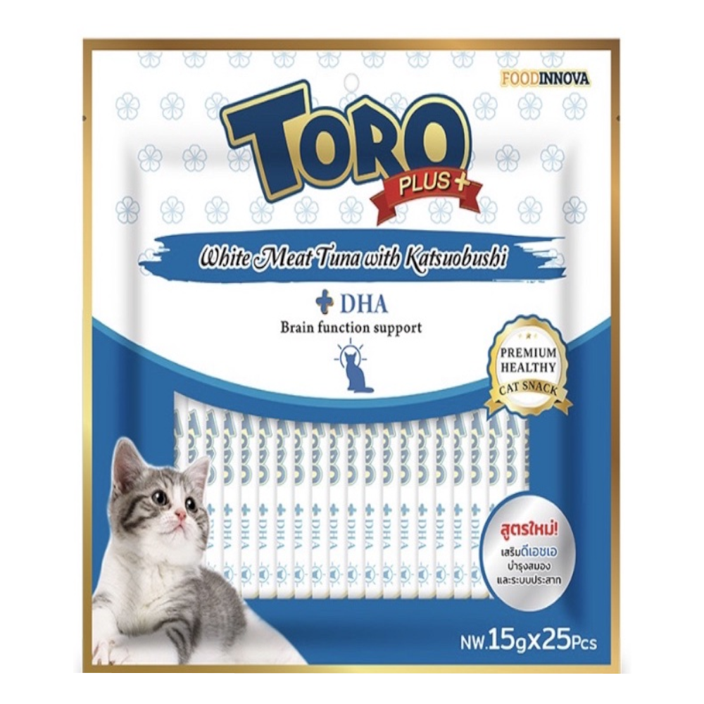 Toro Plus White Meat Tuna With Katsuobushi + DHA Brain Function Support ...