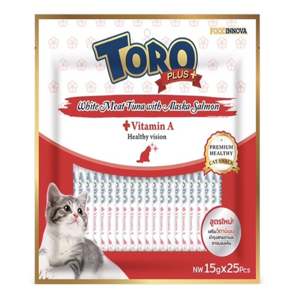 Toro Plus White Meat Tuna With Alaska Salmon + Vitamin A Healthy Vision ...