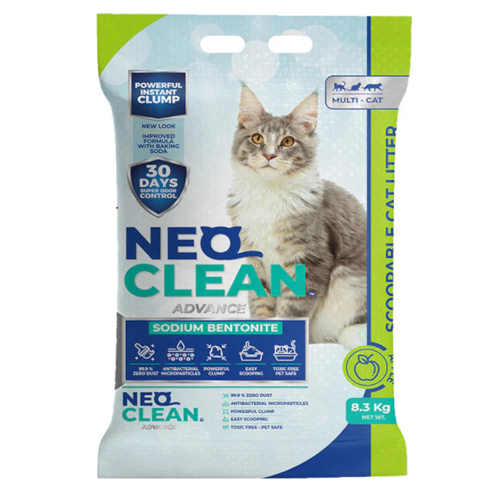 Neo Clean Cat Advance Sodium Bentonite Litter Apple Flavor - Petco BD