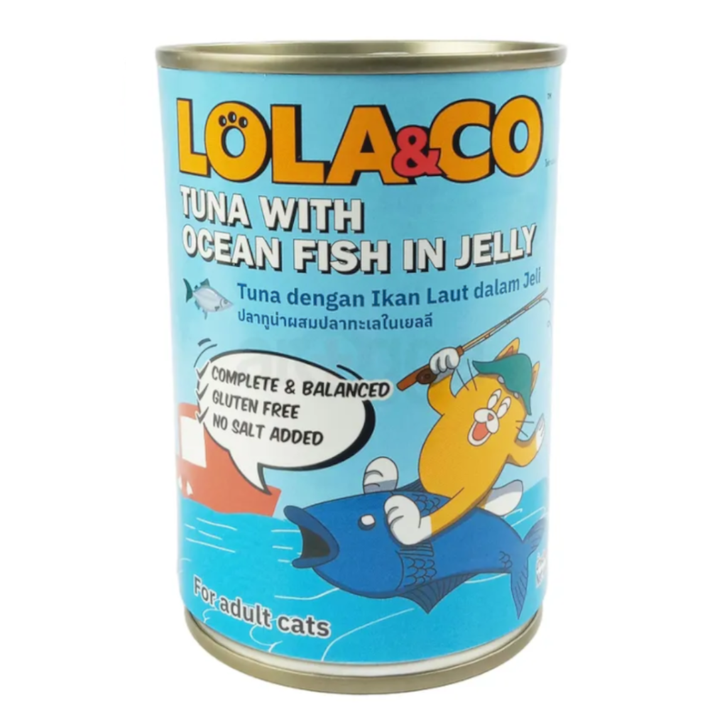 Lola & Co Cat Can Tuna With Ocean Fish In Jelly 400g - Petco BD