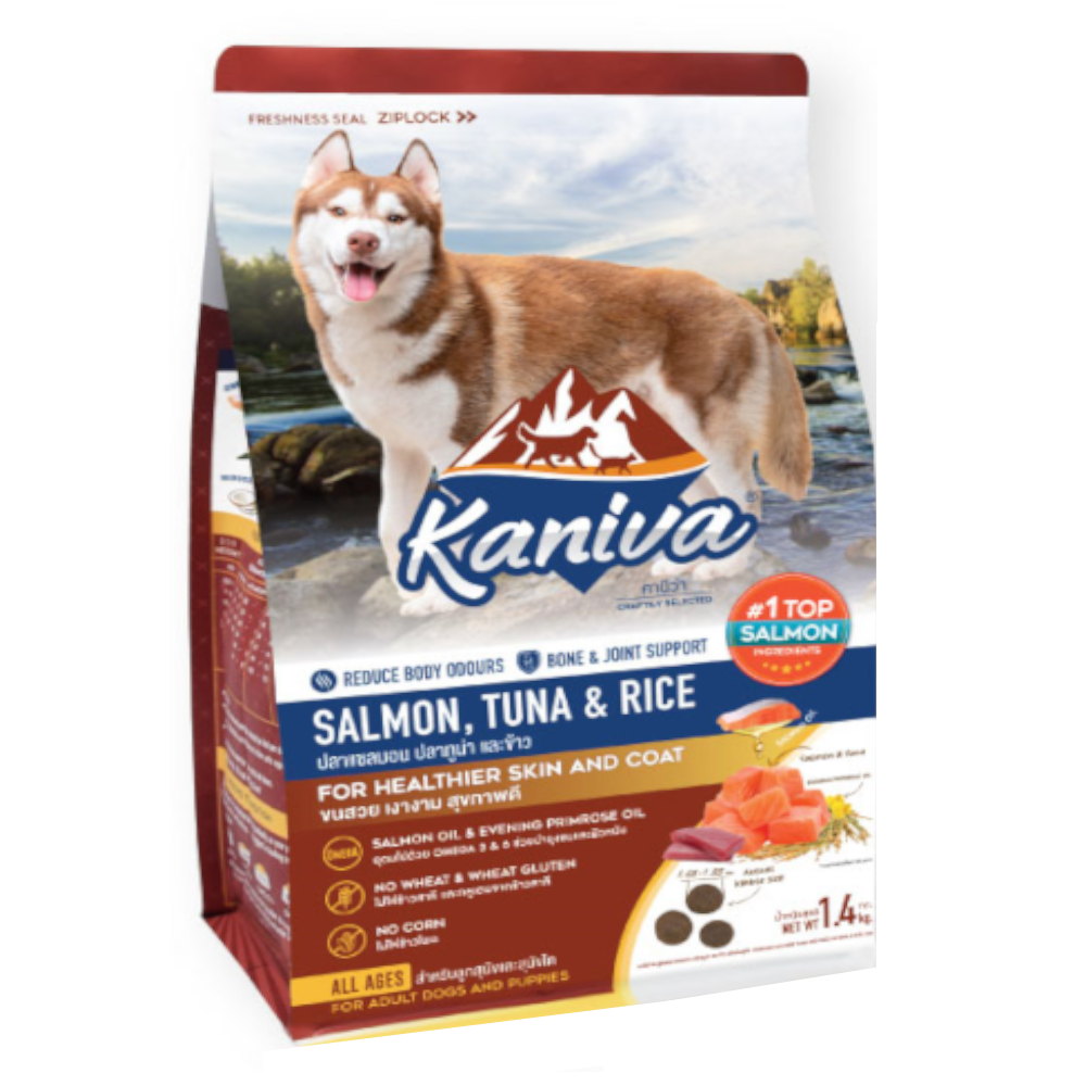 Kaniva Dog Food Salmon ,Tuna And Rice 3kg - Petco BD