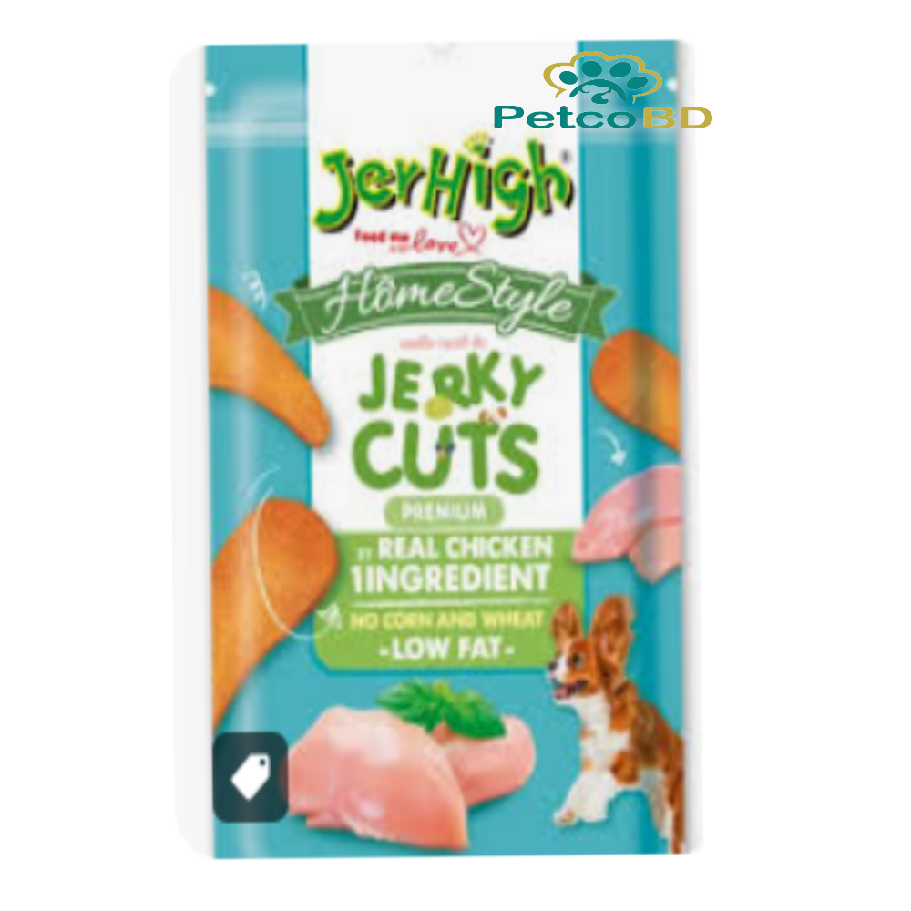 Jerhigh Jerky Cuts Real Chicken 50g - Petco BD