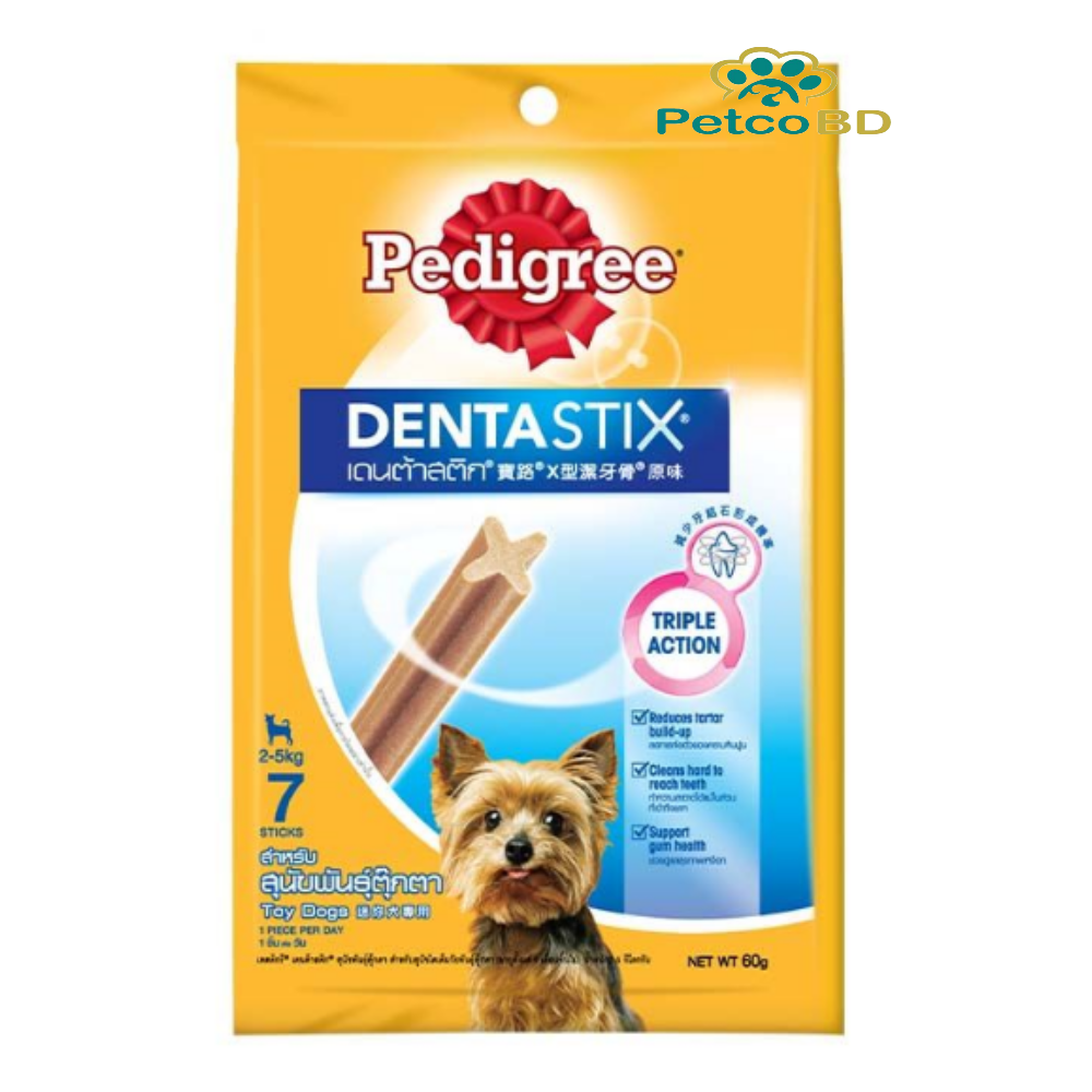 Pedigree Denta Stick 2-5 kg 7Stick 60g - Petco BD